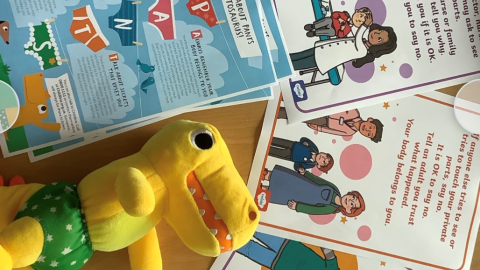 NSPCC Pantosaurus | Goldsborough CE Primary School