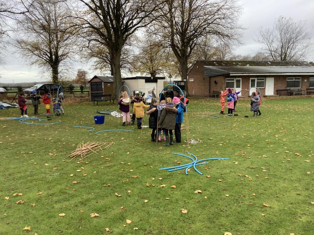 Class 3 - Den Building | Goldsborough CE Primary School