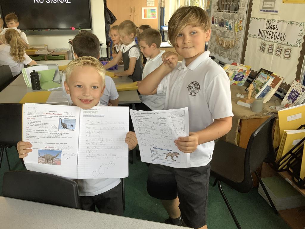 Report writing to share information | Goldsborough CE Primary School