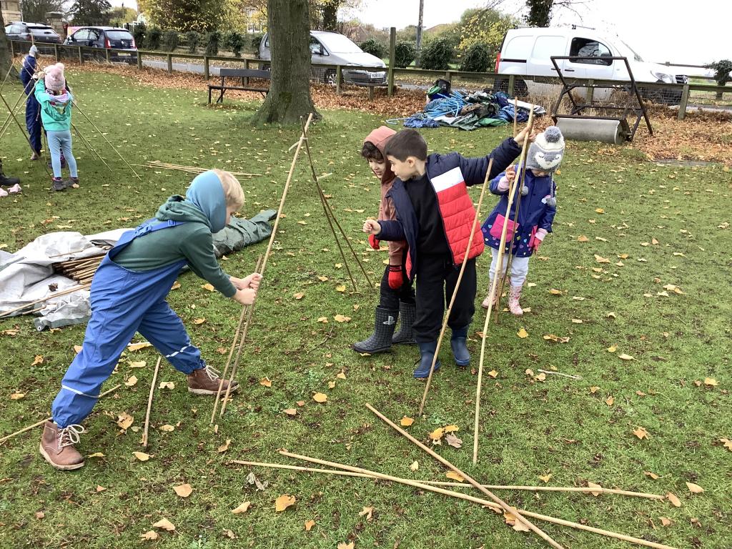 Class 2 - Den Building | Goldsborough CE Primary School