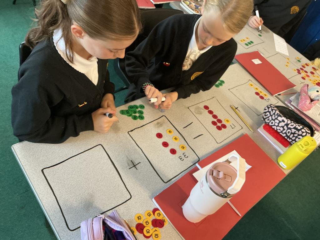 Maths using concrete resources | Goldsborough CE Primary School