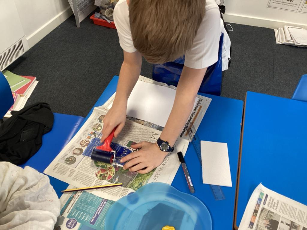 Printing with Polyblocks | Goldsborough CE Primary School
